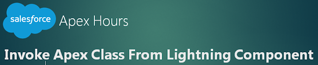 Amit Salesforce Salesforce Tutorial Invoke Apex From Lightning Component How To Call An