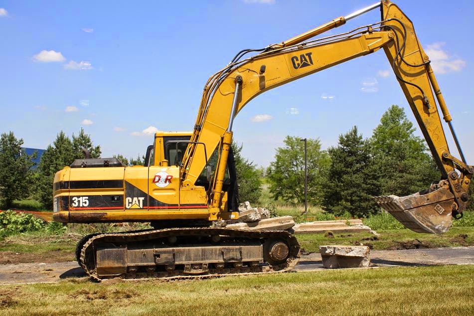 Michigan Exposures: An Excavator in Action