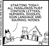 Angles Comic Café: Dec 19th – Dilbert & Passwords