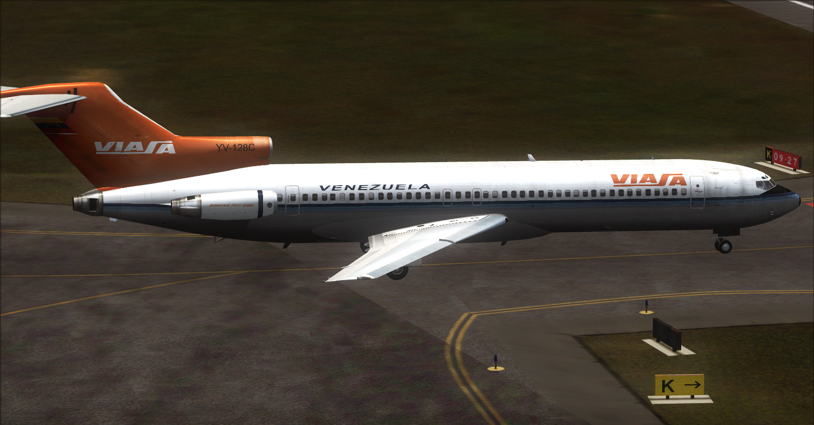 [FS2004/FSX/P3D] TDS Boeing 727-200 VIASA YV-128C - Avensa YV-96C Base Pack