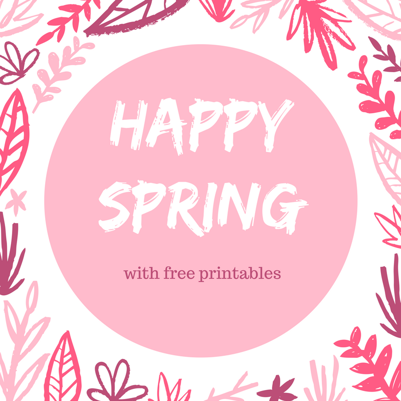 Happy Spring! (with free printables) |Keeping it Real