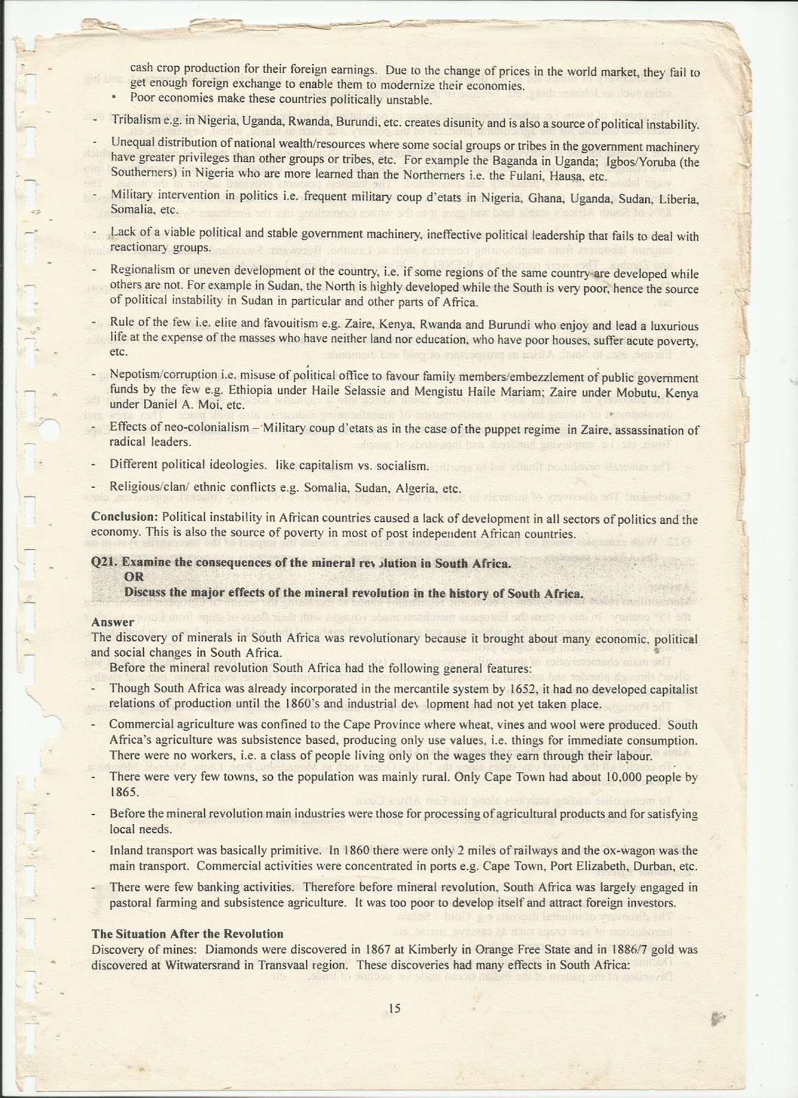 FORM FIVE & SIX STUDY NOTES & PAST PAPERS BLOG: HISTORY PAPER 1---THE ...