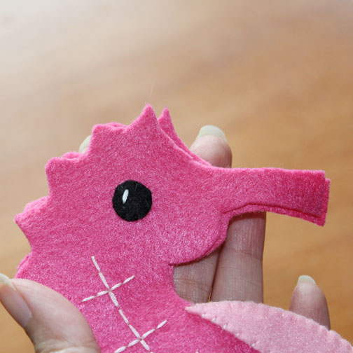 The Sassy Pack Rat: The Making of A Felt Seahorse PDF Pattern Part 2