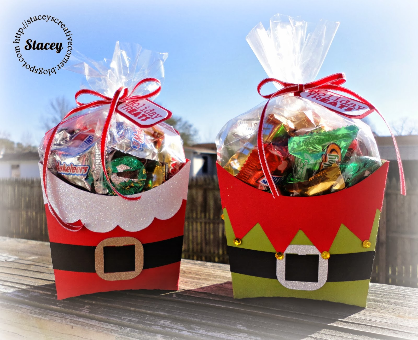 Stacey's Creative Corner: Santa & Elf Fry Boxes
