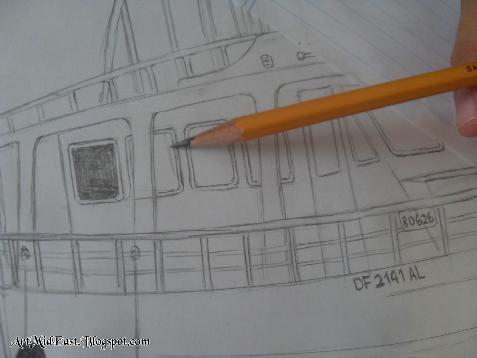 How to draw a boat!! A Step by step Drawing Lesson | Drawing Lessons