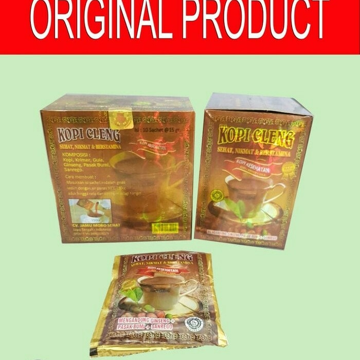 Jual KOPI CLENG Original Jamu Kuat Stamina dan Vitalitas Pria Dewasa di ...