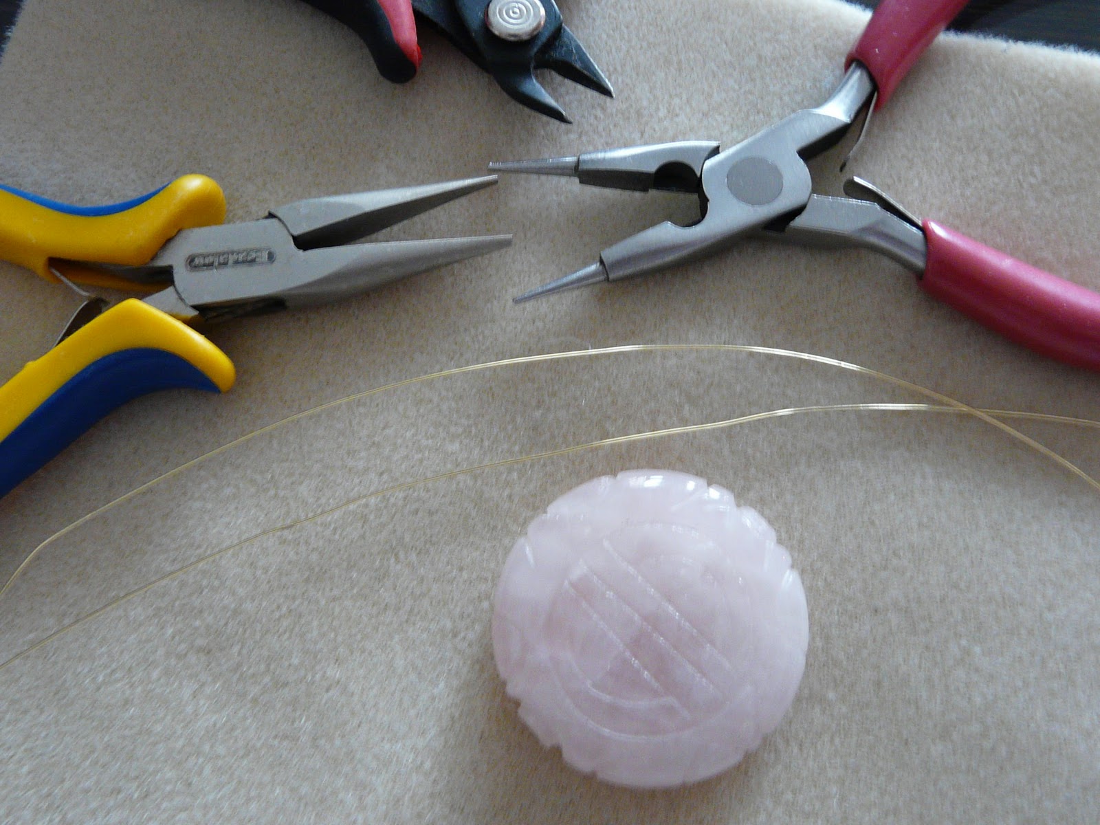 The Practical Beader: How to Make a Bail for a Top to Bottom/Straight ...