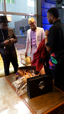 Jidenna styled In Kaftan By P.O.C creative director, Papa Omisore