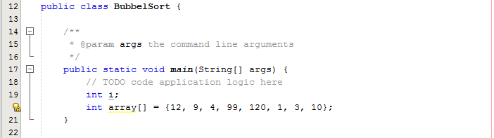 Pengurutan Array Dengan Teknik Bubble Sort Pada Java Netbeans ...