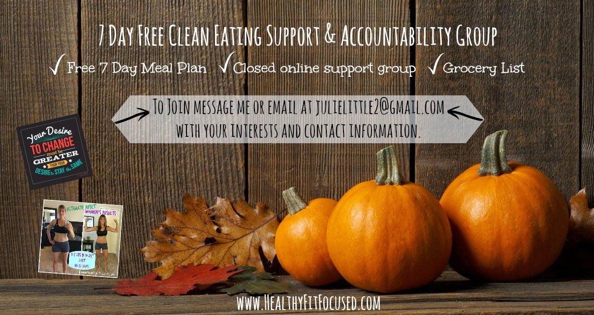 Healthy, Fit, and Focused: FREE 7 Day Clean Eating Group!