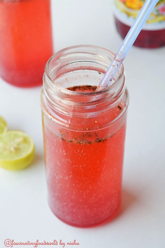 Rose masala spritzer