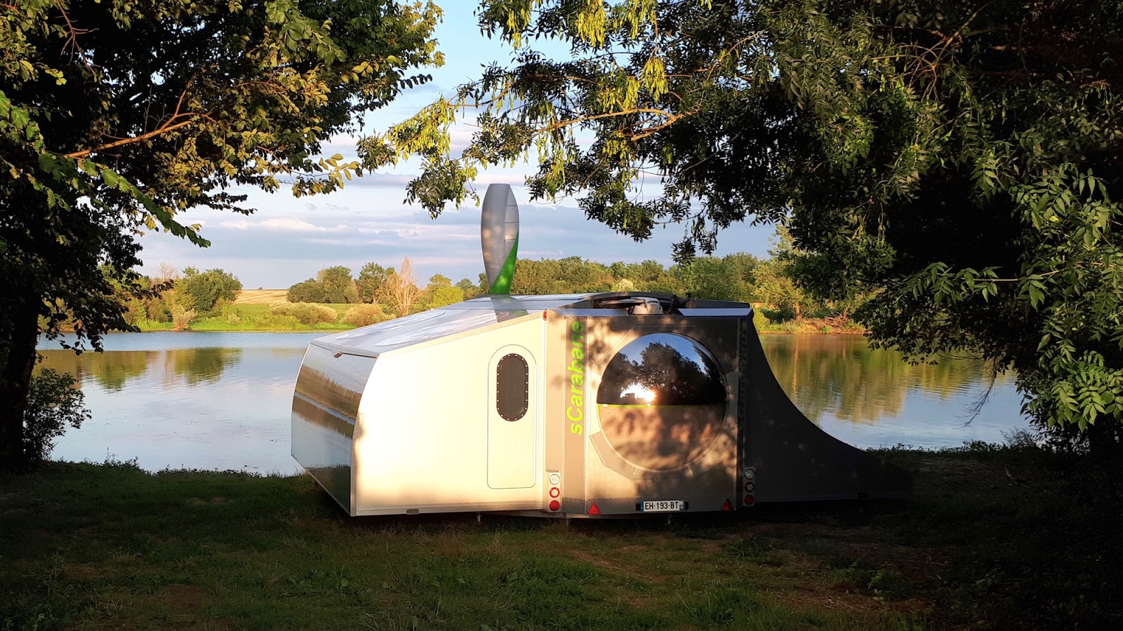 This collapsible camper van turns into a tiny house