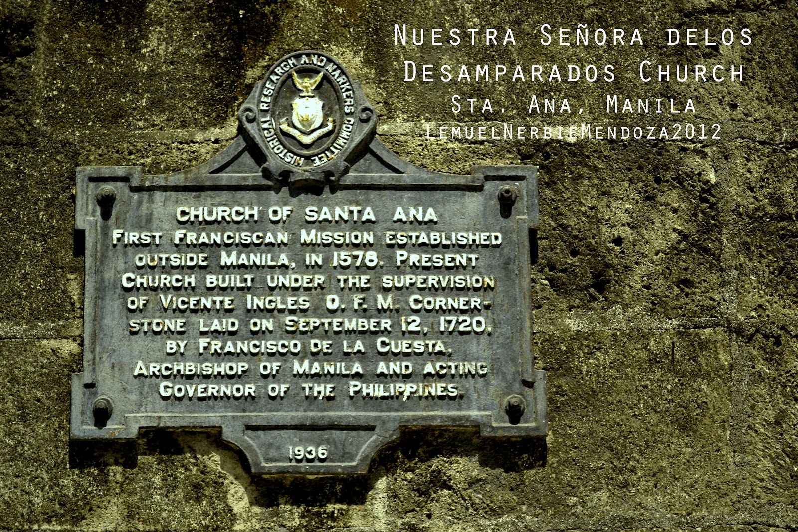 Iglesias de las Filipinas: STA. ANA, Manila: National Shrine of Our ...