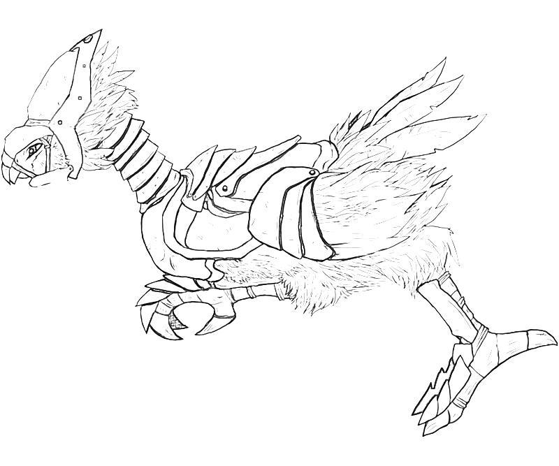 Chocobo Coloring Pages Coloring Pages