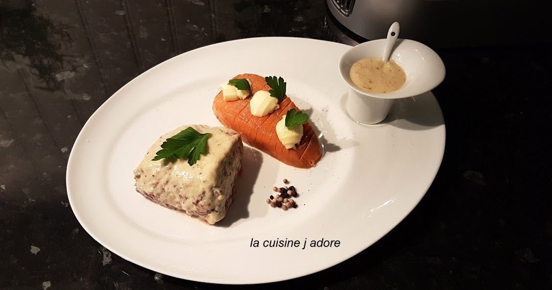 la cuisine j adore : PAVE DE RUMSTEAK AUX POIVRES RARES, PATATES DOUCES ...