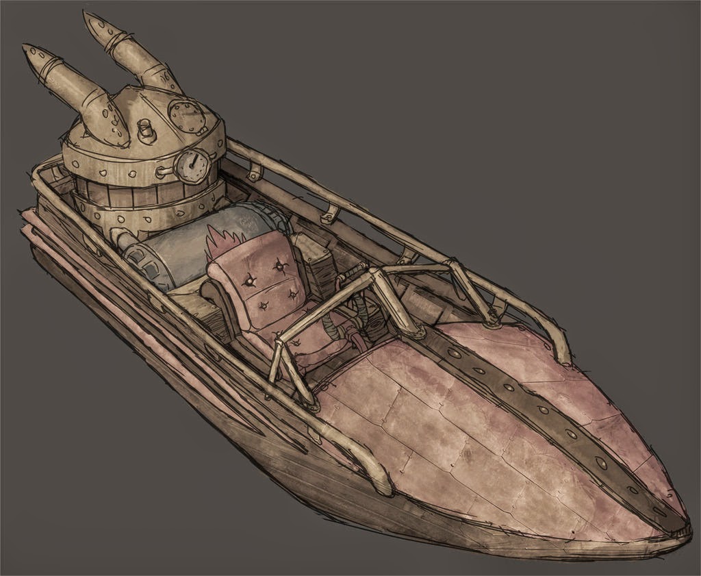 J-F Farrell Portfolio: Steampunk Ship