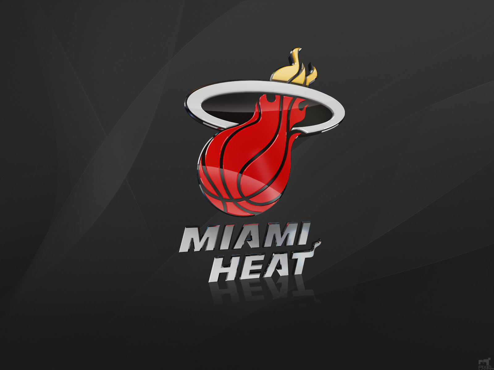 NBA | BASKETBALL | WALLPAPER: MIAMI HEAT NBA CLUB LOGO WALLPAPER