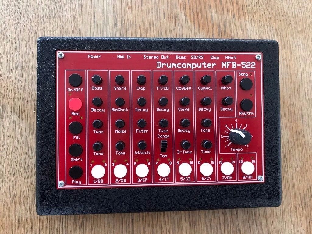 MATRIXSYNTH: MFB 522 - Analog Drum Computer