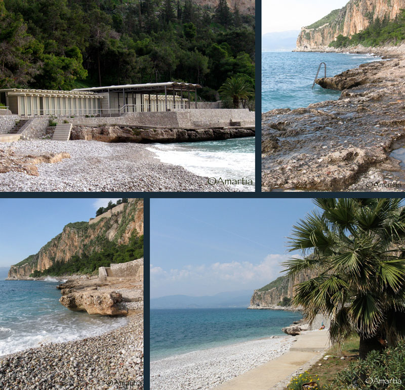 NAUPLIE, PELOPONNESE : MES ESCAPADES: La plage d'Arvanitia à Nauplie