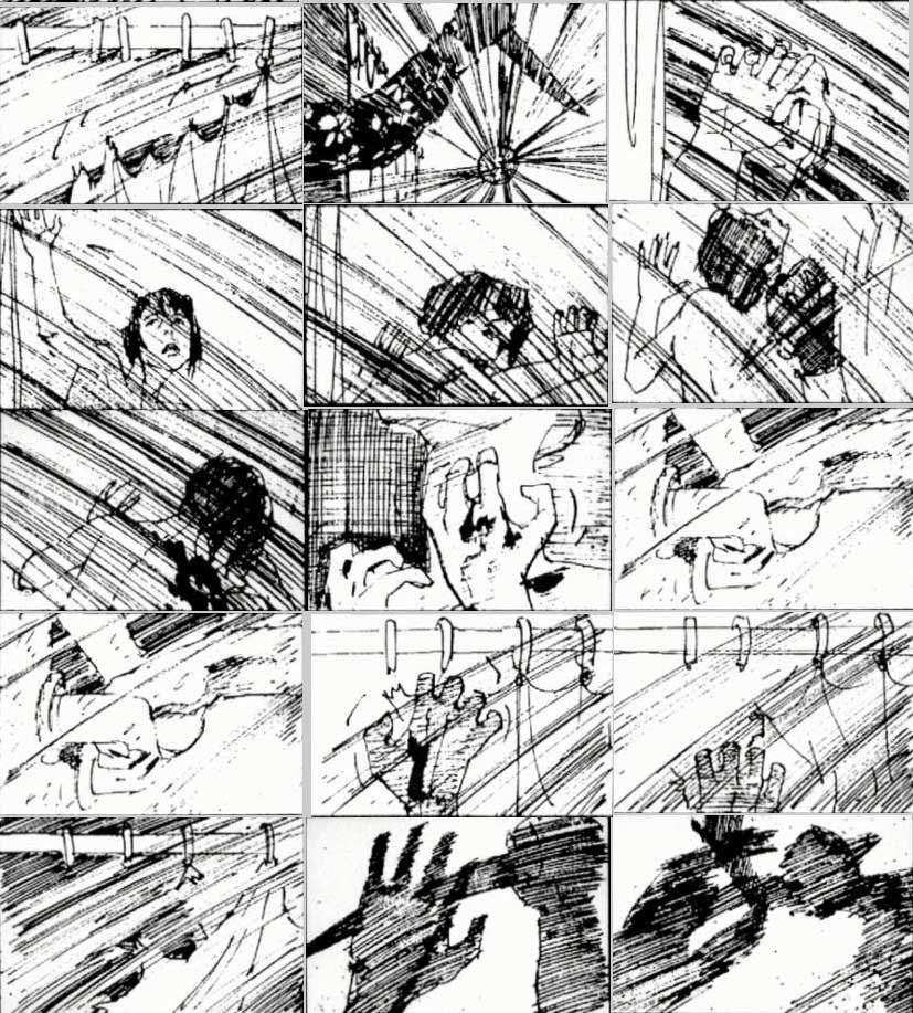 Potrzebie: Saul Bass storyboards for Psycho