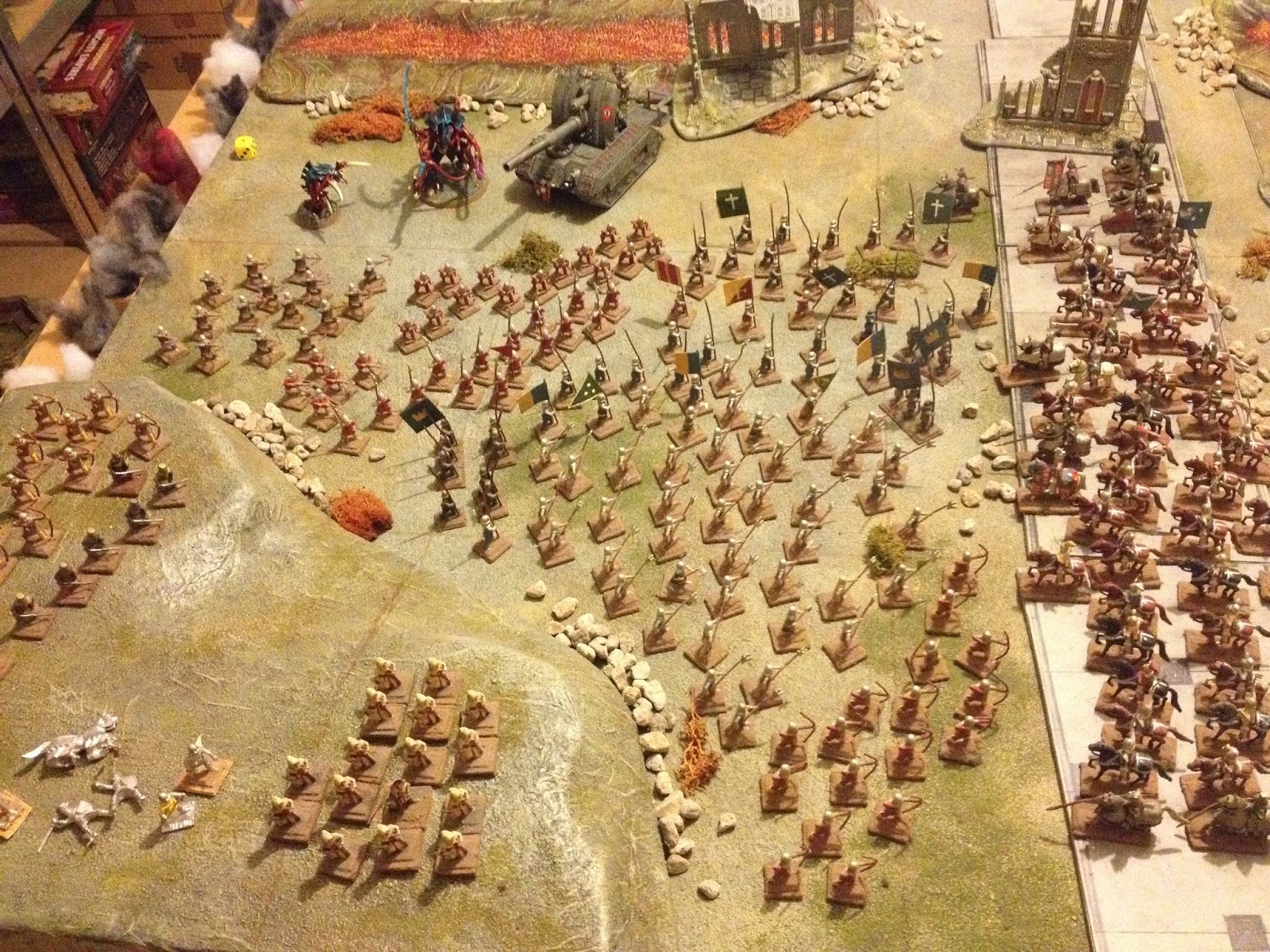 Grid based wargaming - but not always: Medieval Diversion