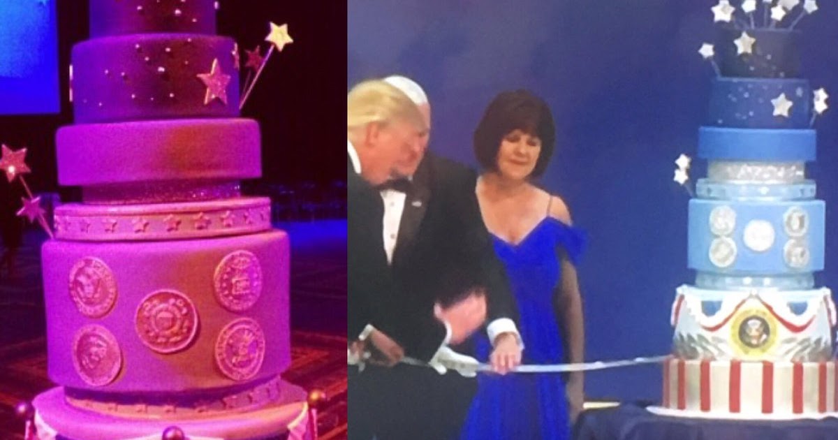 Food Network Gossip: Donald Trump's Inauguration Cake Looks A Lot Like ...