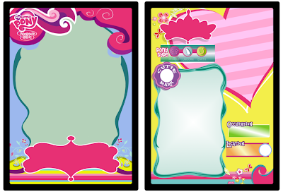 Equestria Daily - MLP Stuff!: Pony Trading Card Base for Custom Cards!