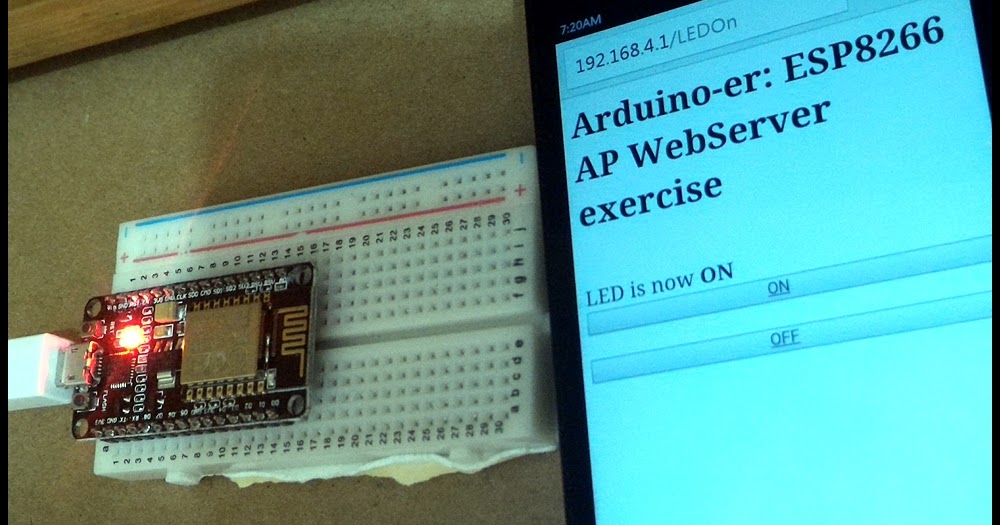 Arduino-er: NodeMCU/ESP8266 act as AP (Access Point) and web server to control GPIO