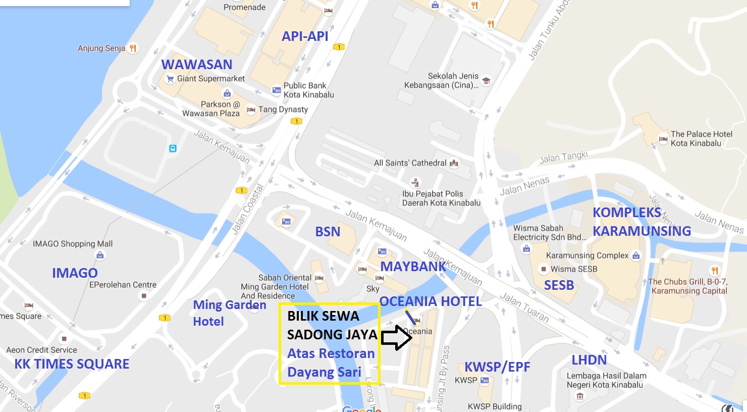 Bilik Sewa Sabah: SADONG JAYA KARAMUNSING Kota Kinabalu sebelah OCEANIA ...