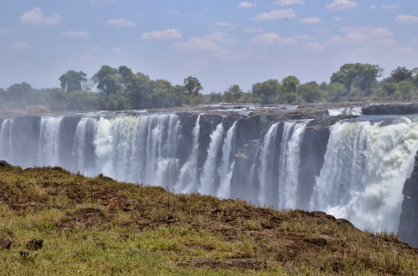 Ons ga op vakansie na Suid Afrika, Namibië, Botswana, Victoria watervalle