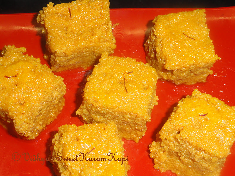 Sweet Karam Kapi :): Mango Kalakand