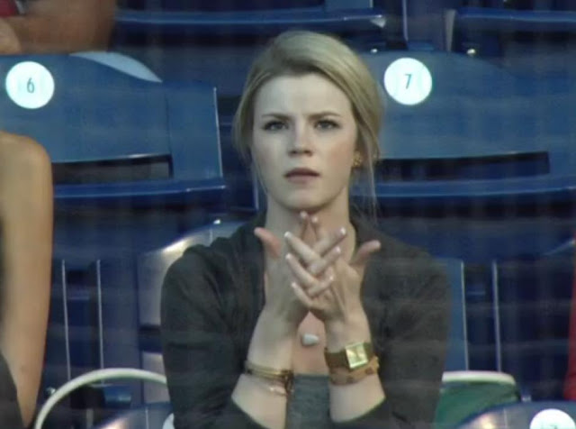 The best thing 'bout the Phillies is watching Eickhoff's WAG Morgan ...