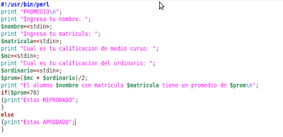 Lenguajes de Programacion: PERL