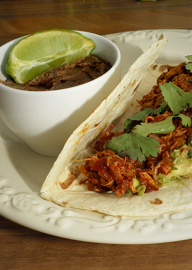 Chipotle Chicken Soft Tacos - Katie Cakes