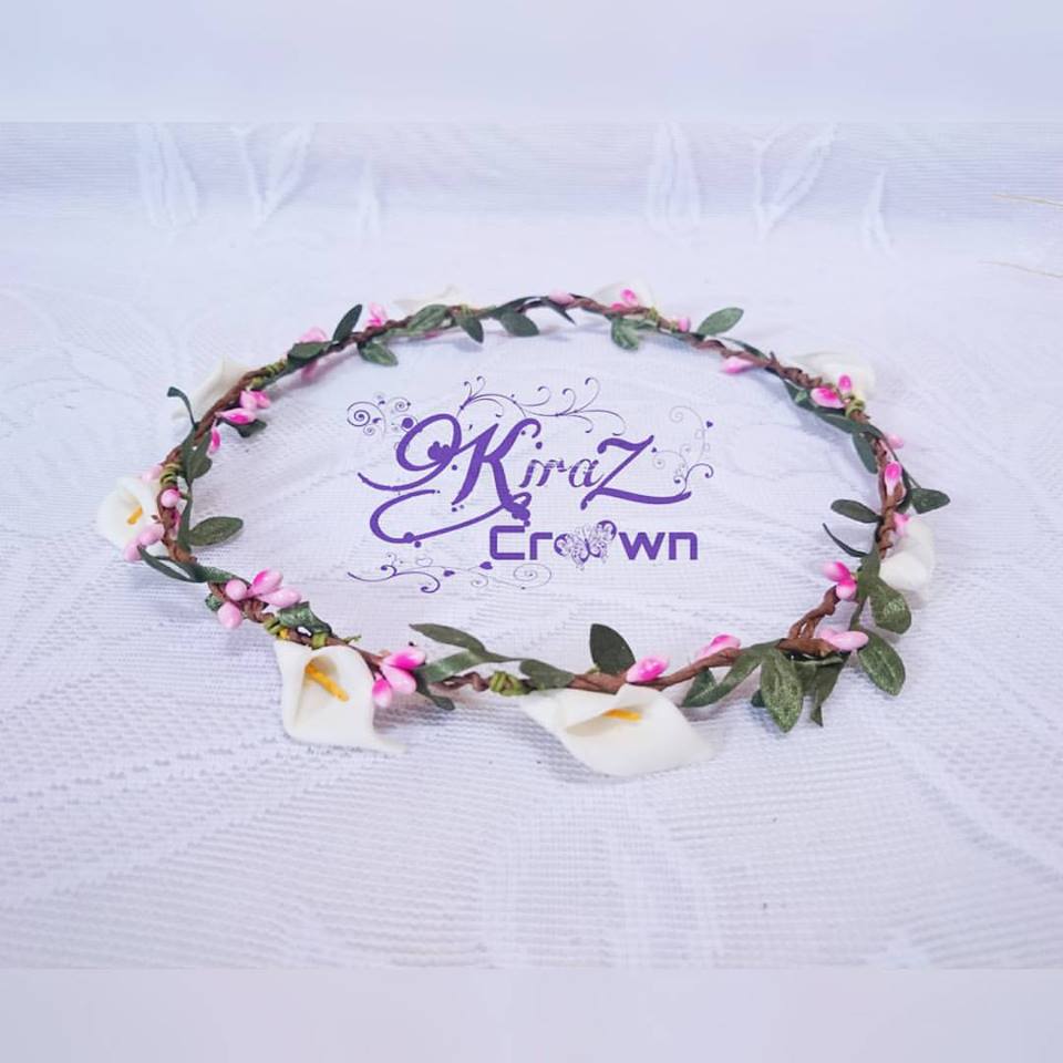 Jual Flower Crown Mahkota Bunga Bridal shower Wedding Premium Handmade ...