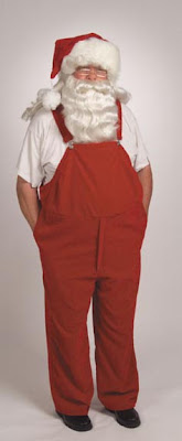 Velvet Overalls Pants Only-Santa Costume | lovely wardrobes and outfits