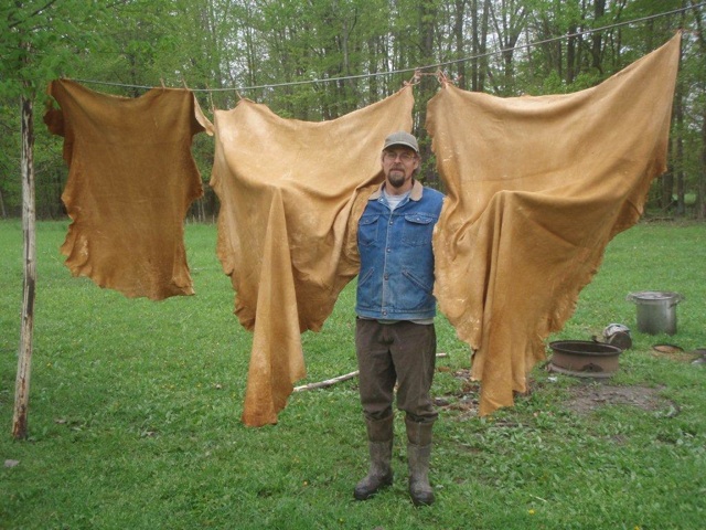 Two Eagles Kitchen-Journey To The Past: My Beautiful Elk Brain Tan Leather