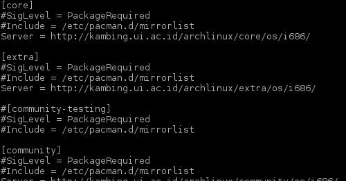How to set up Archlinux Repository Manually