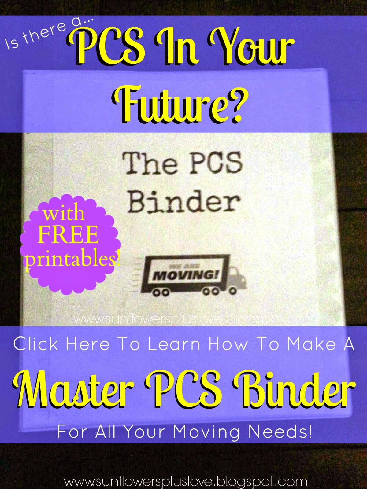 Sunflowers & Love: PCS Files: The Master PCS Binder
