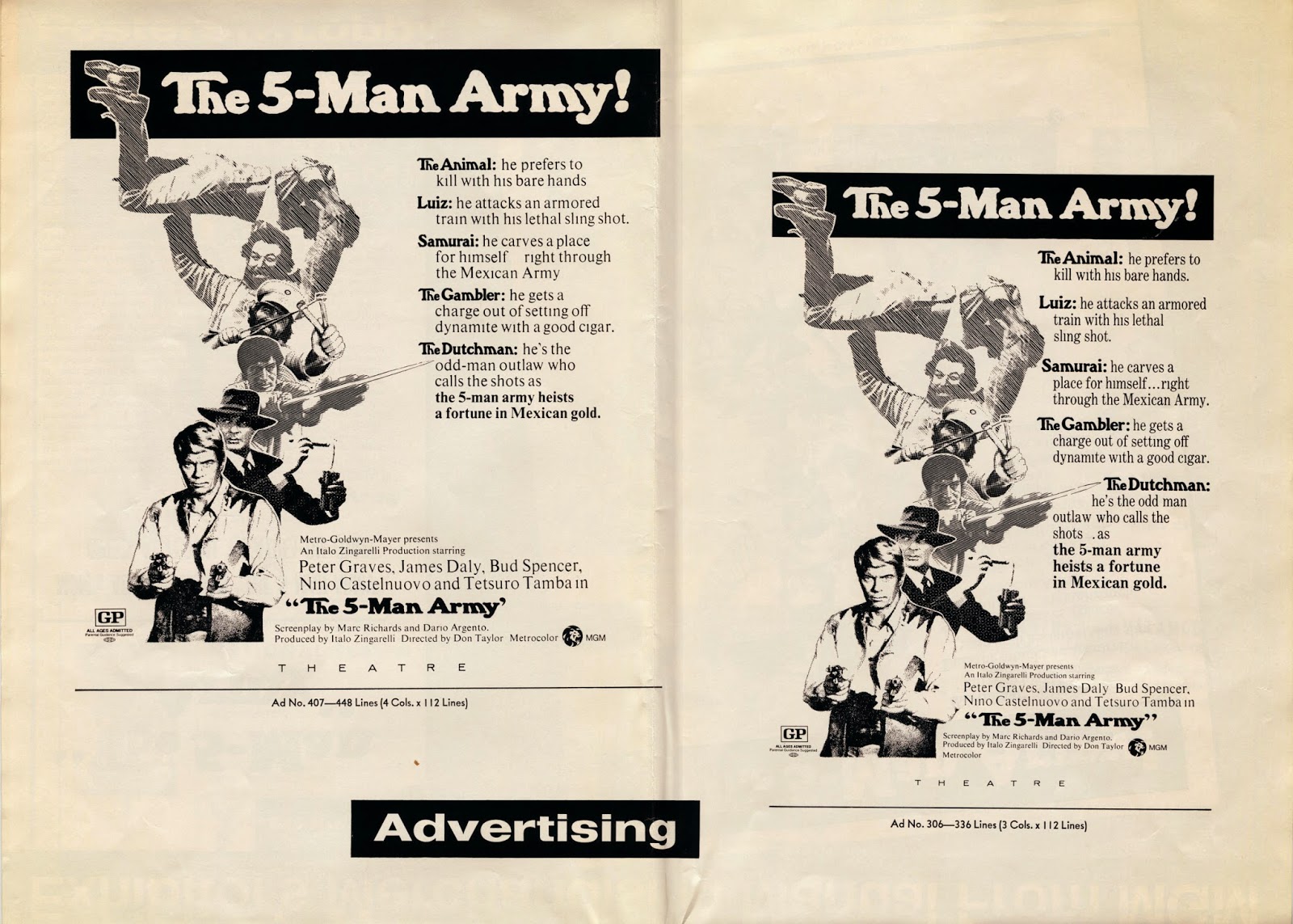 MON NOM EST PERSONNE: LES IMAGES DU WESTERN SPAGHETTI.: "5 HOMMES ARMES ...