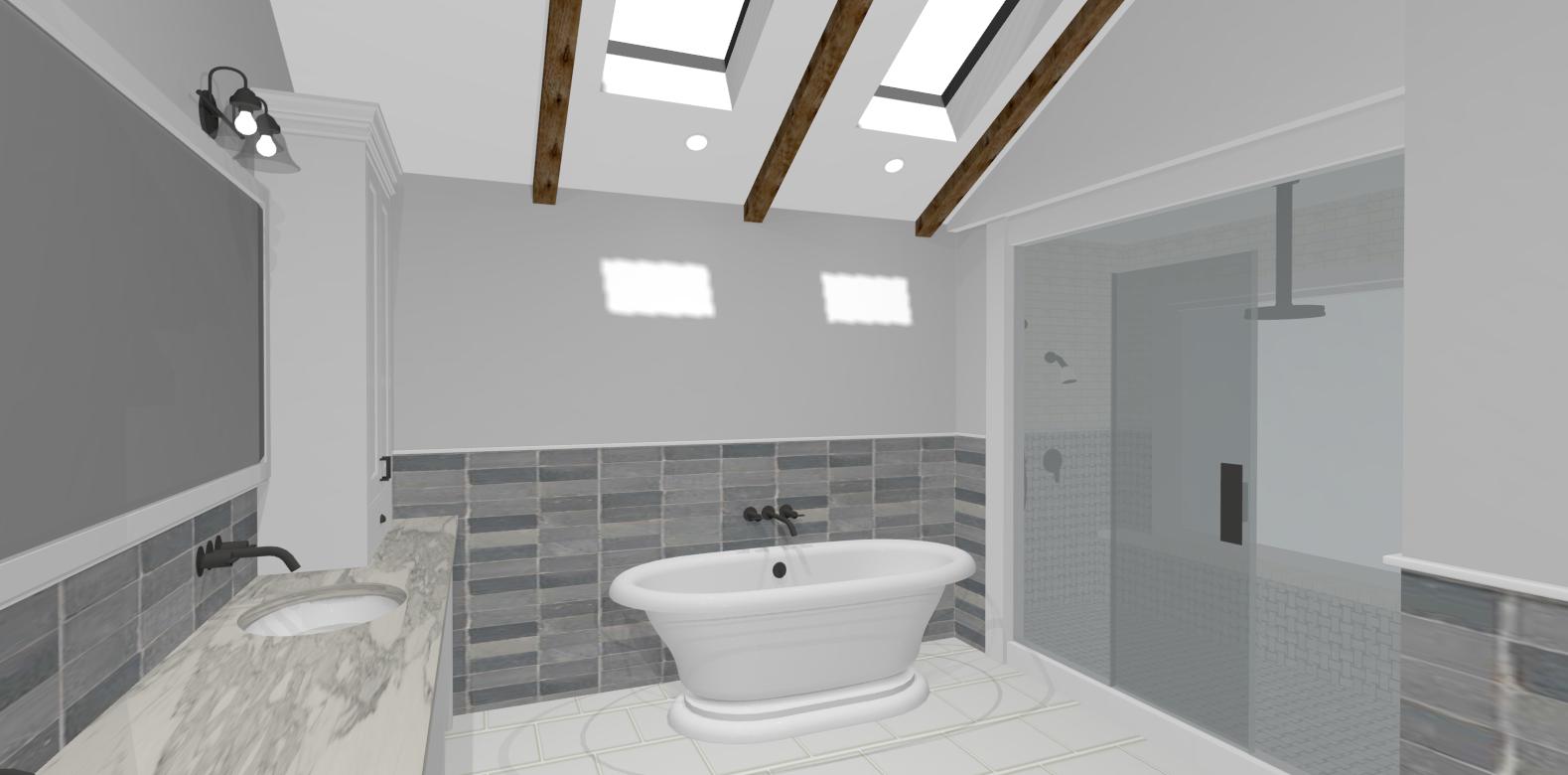 Kitchen-Bath Design Challenges 2D to 3D: Master Bathroom