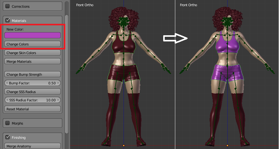 Diffeomorphic: Materials Section version 1.3