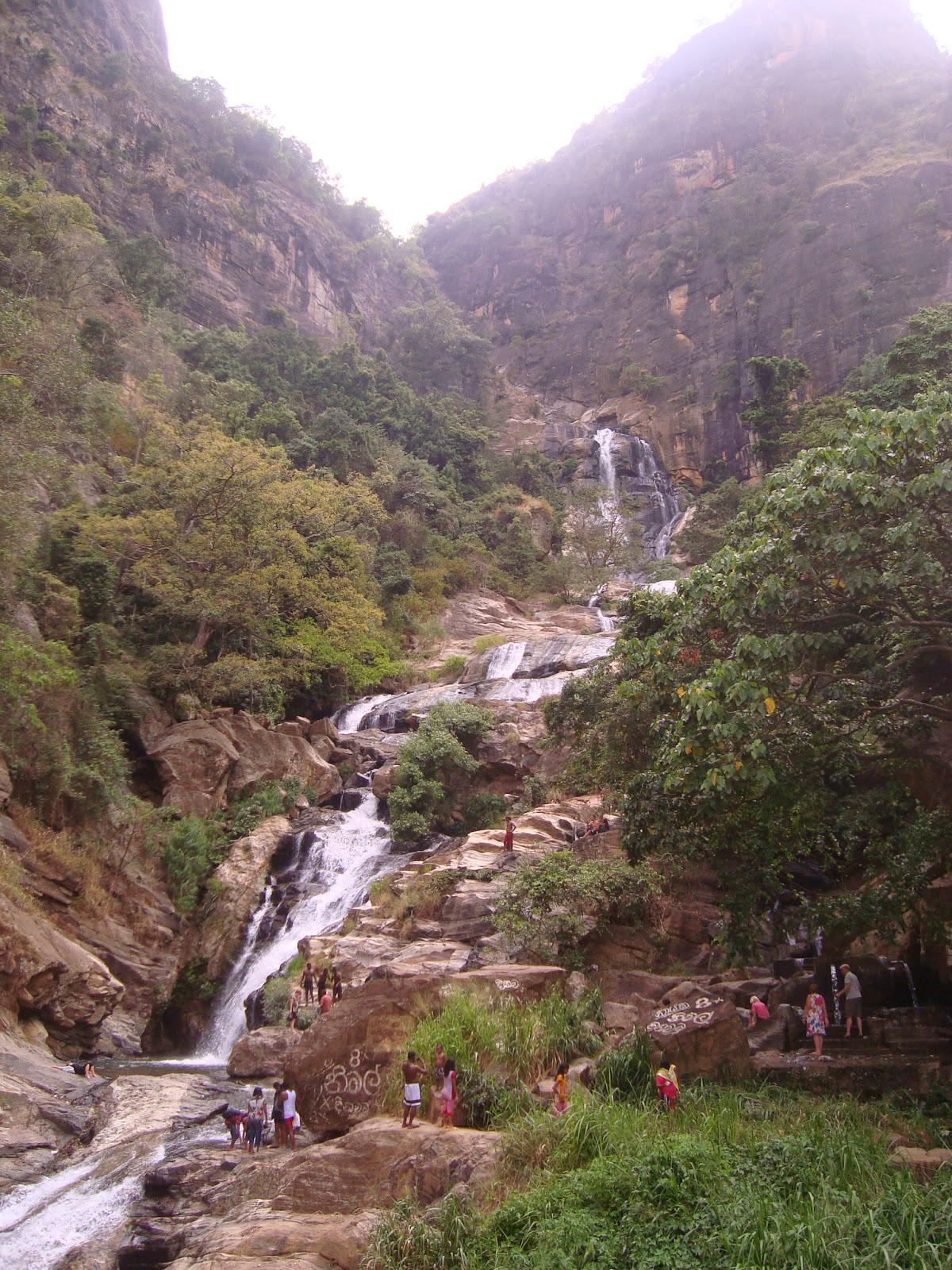 A different view of Rawana Waterfall