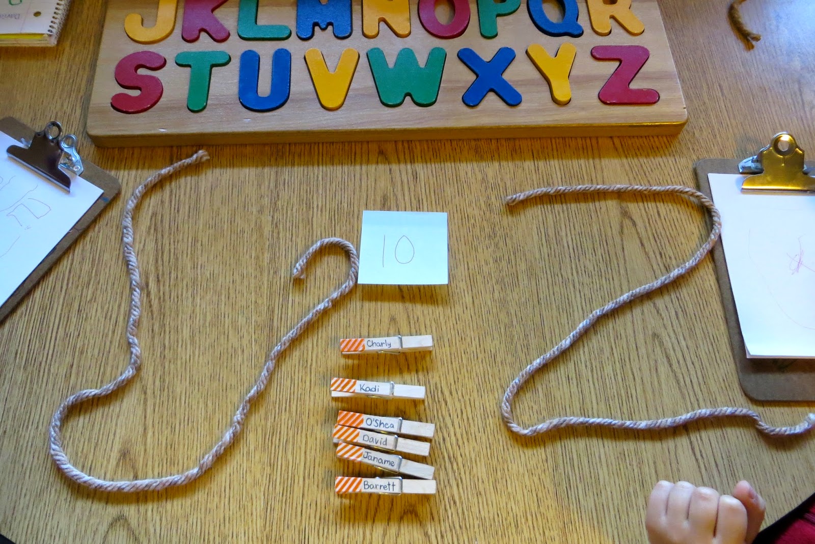 Ms. Sara's Preschool Blog: Learning Station - Worm Letters & Shapes