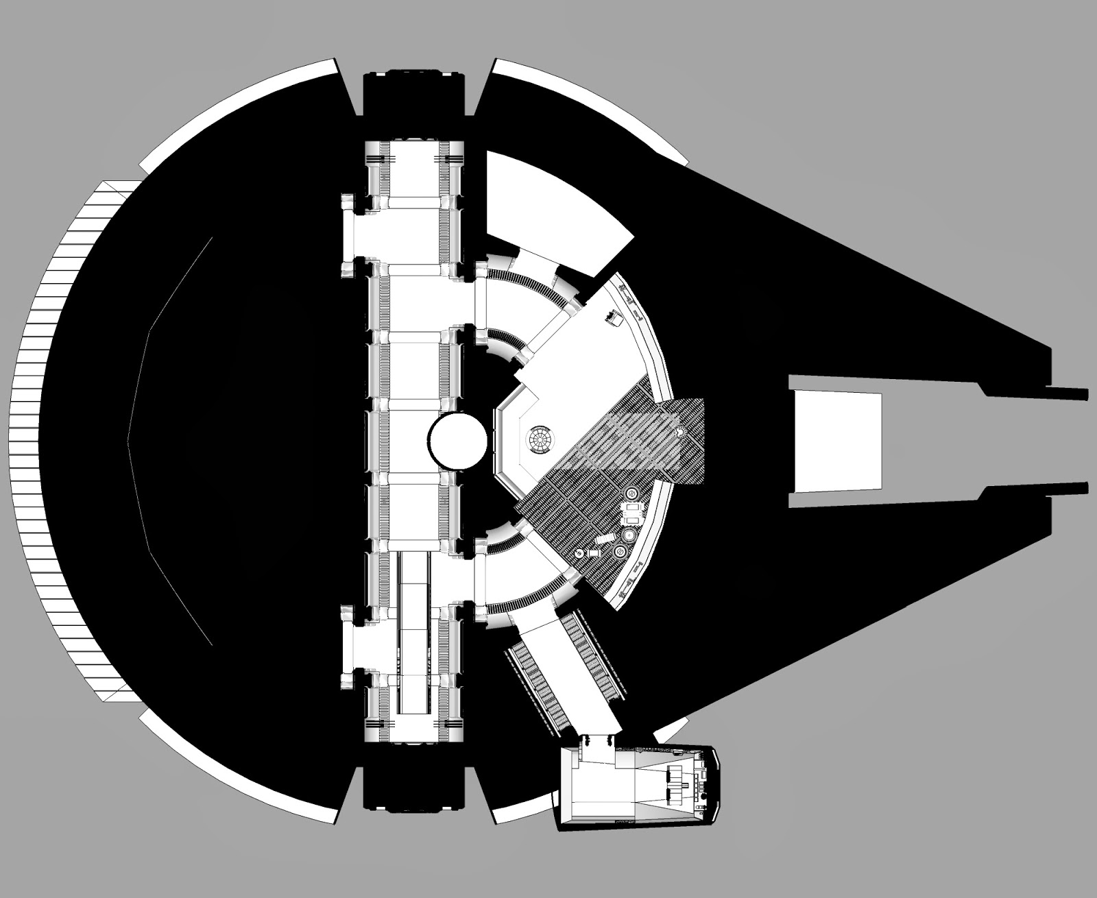 Stinson's All Things Star Wars Blog: Ralph McQuarrie Millennium Falcon ...