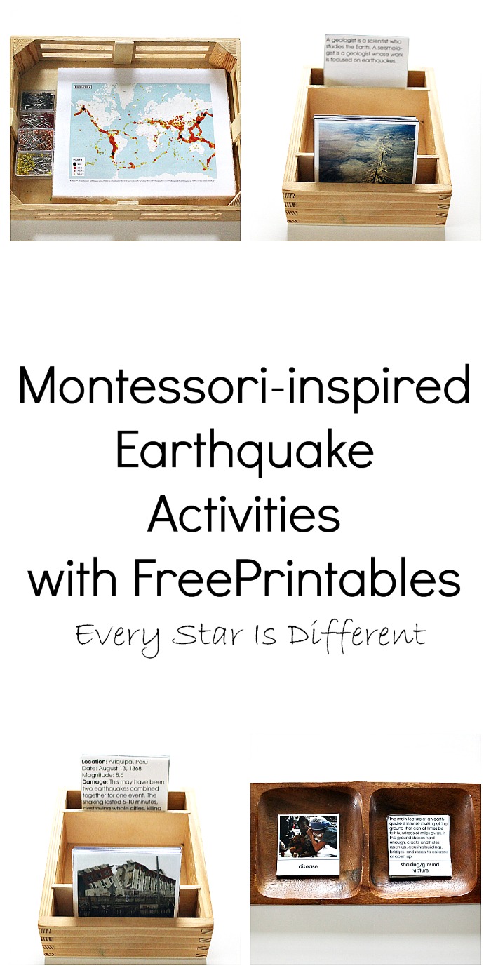 Montessori-inspired Earthquake Activities with Free Printables - Every ...
