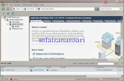 Virtualization: VMware High Availability (VMHA) Configuration