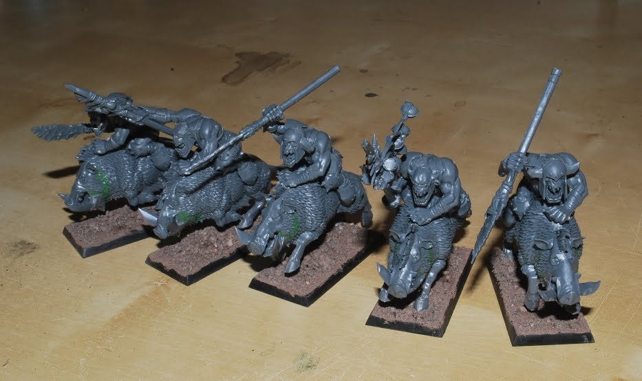 MiniKingdom: Savage Orc Boss progress & Boar Boyz