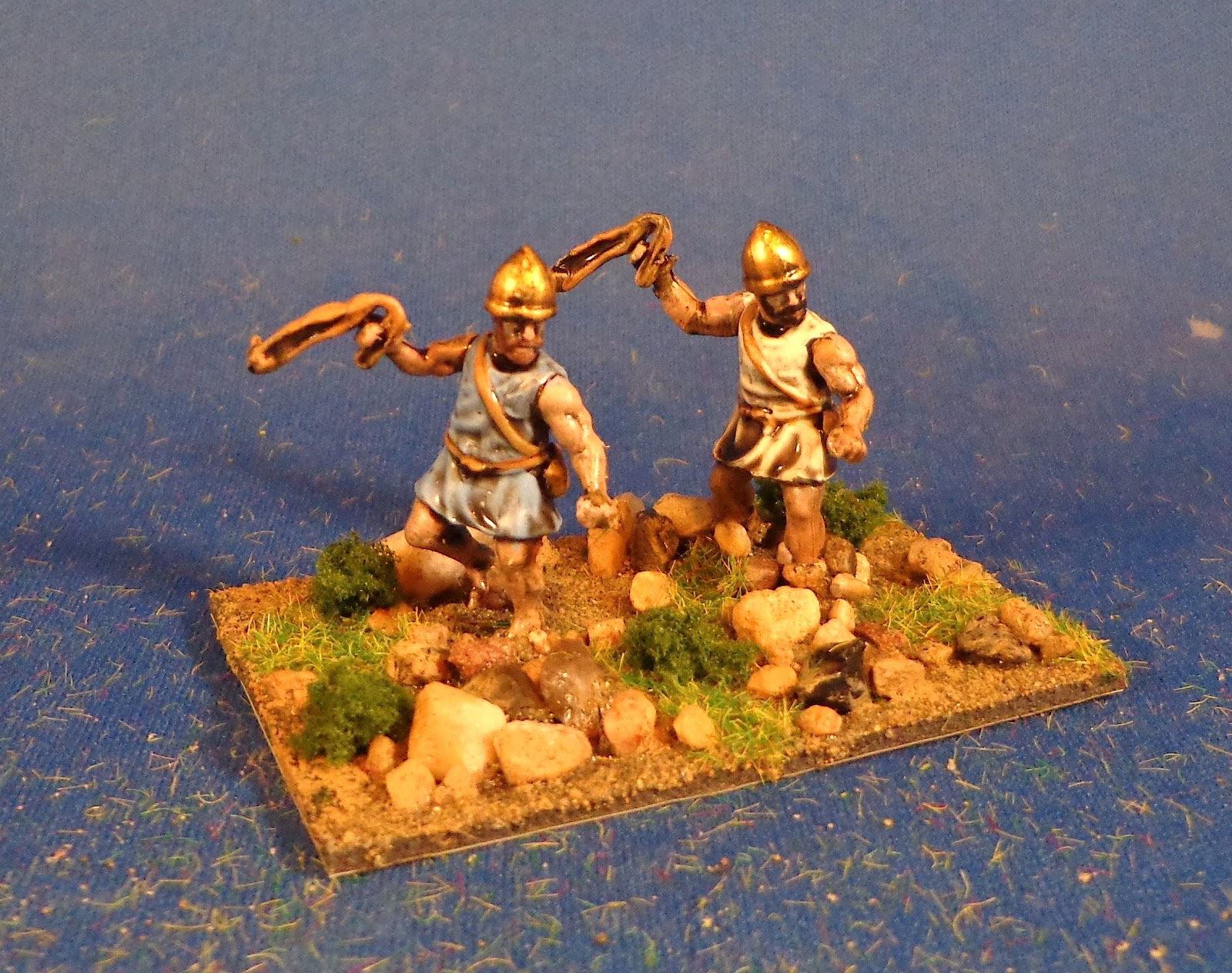 Bob's Miniature Wargaming Blog: 28mm ancient missile troops