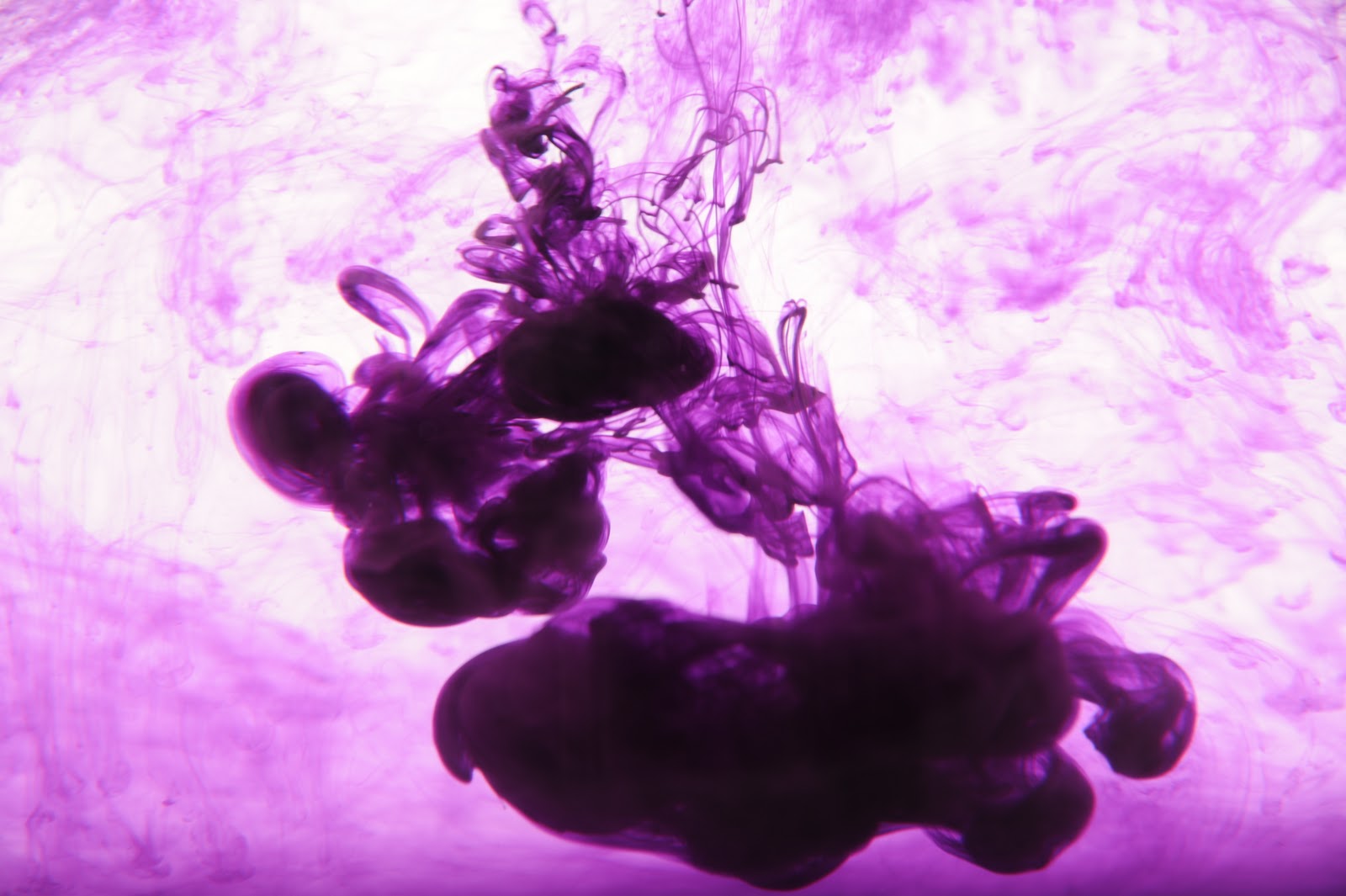 When I'm alone, dream on the horizon..: Acrylic ink and water.